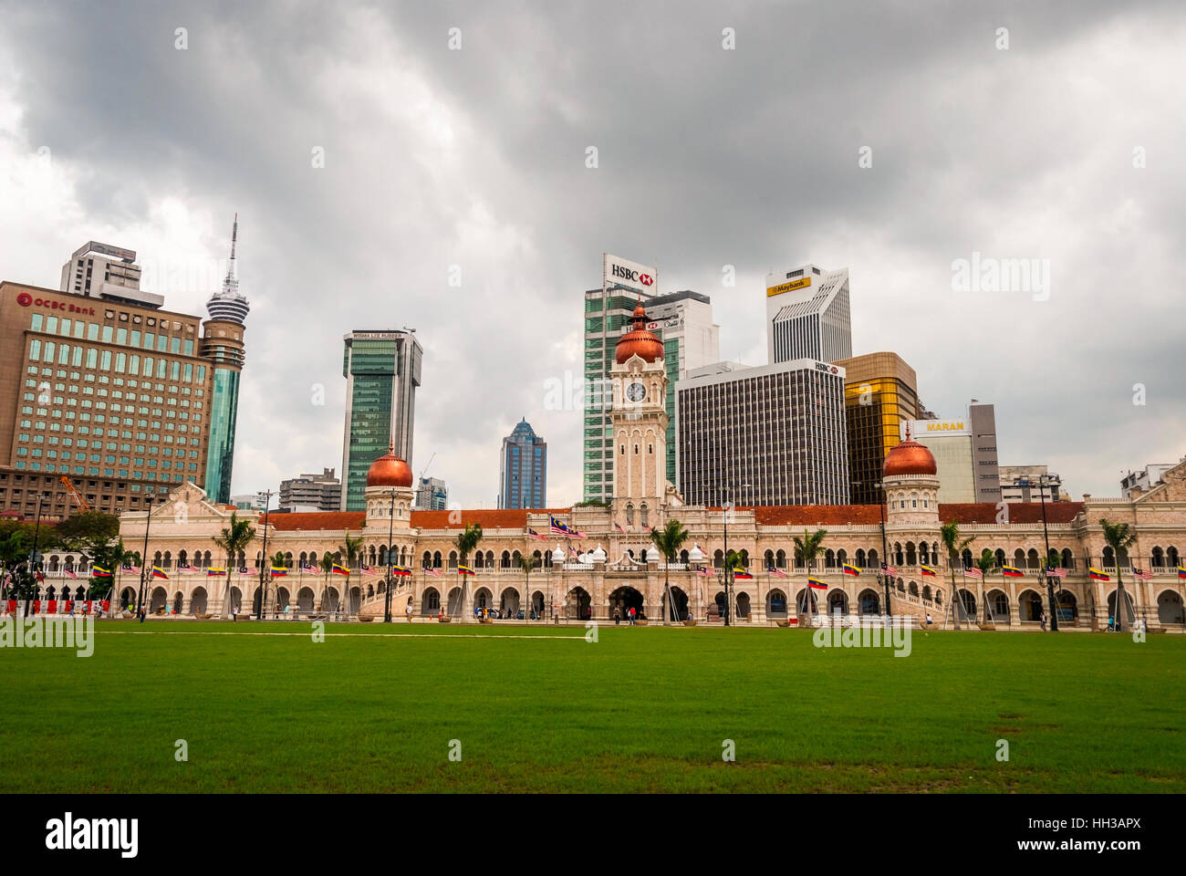 KUALA LUMPUR, MALAYSIA - NOVEMBER 15: Kuala Lumpur colonial style city ...