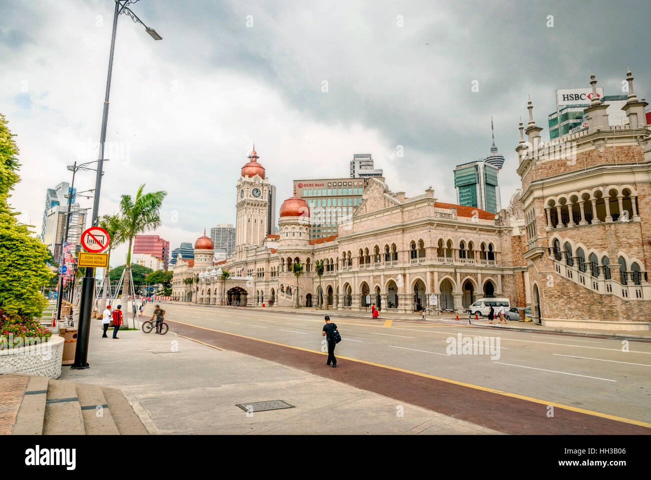 KUALA LUMPUR, MALAYSIA - NOVEMBER 15: Kuala Lumpur colonial style city ...