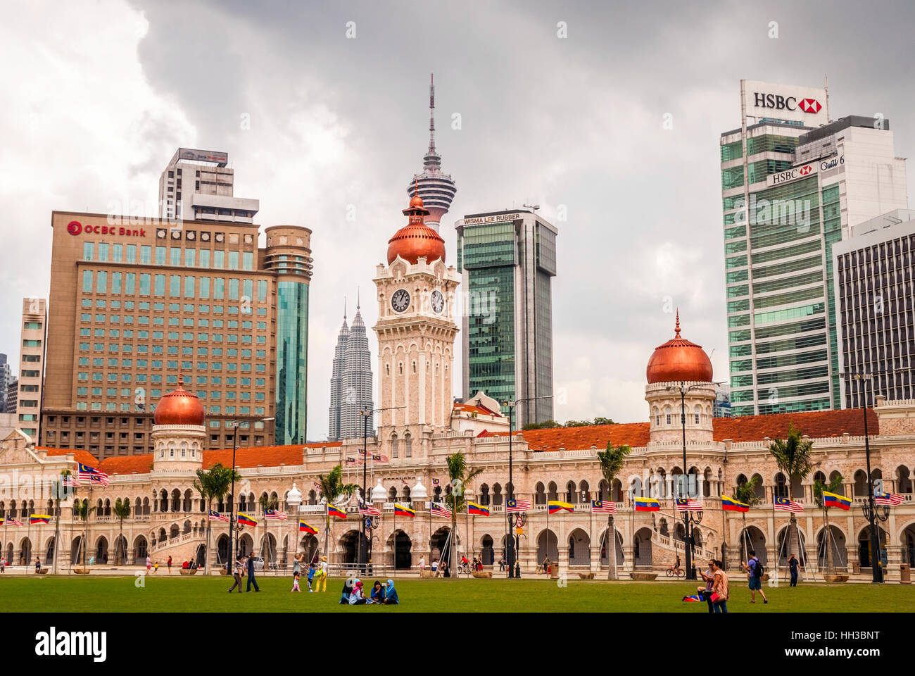 KUALA LUMPUR, MALAYSIA - NOVEMBER 15: Kuala Lumpur colonial style city ...