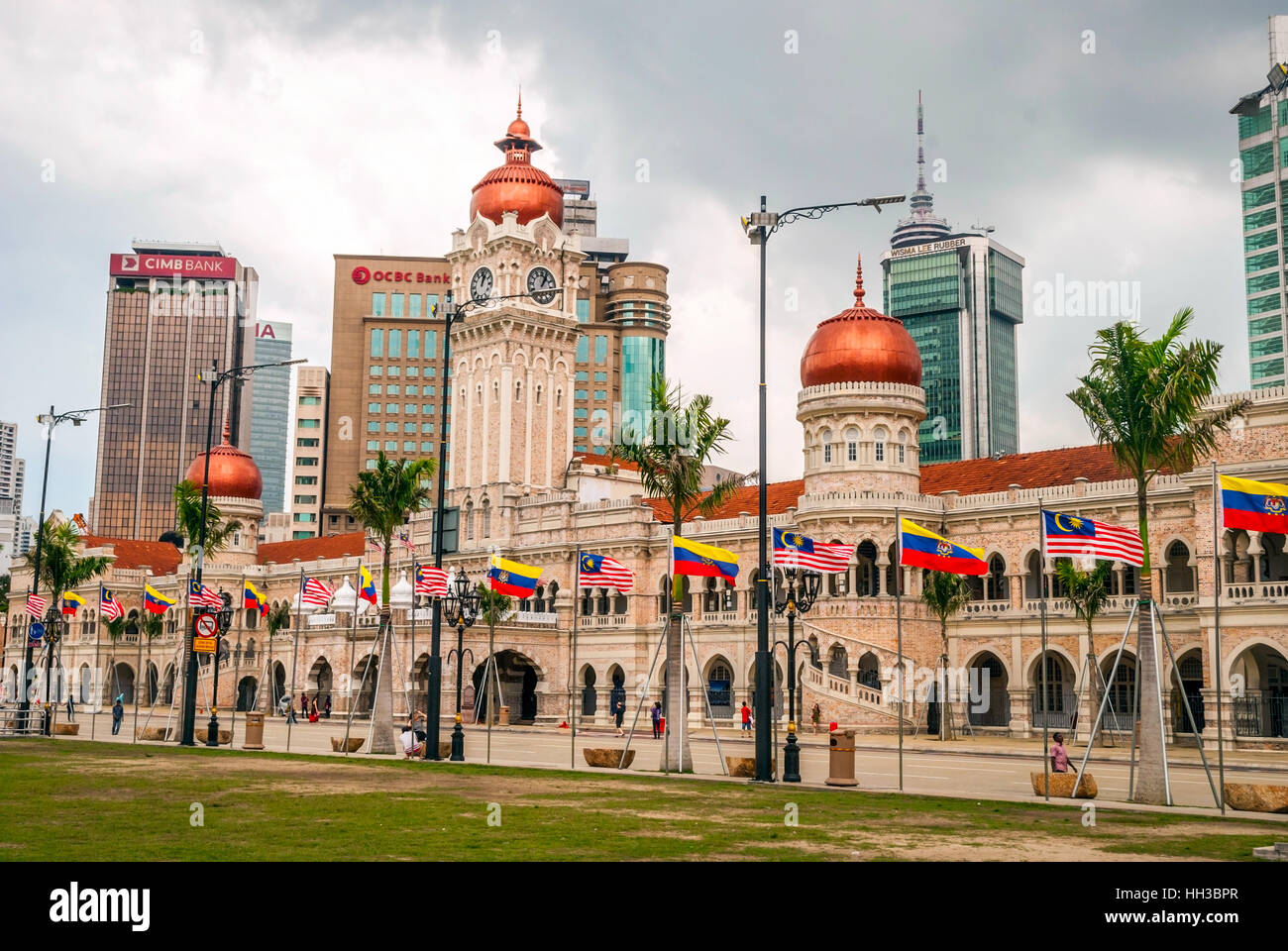 KUALA LUMPUR, MALAYSIA - NOVEMBER 15: Kuala Lumpur colonial style city ...