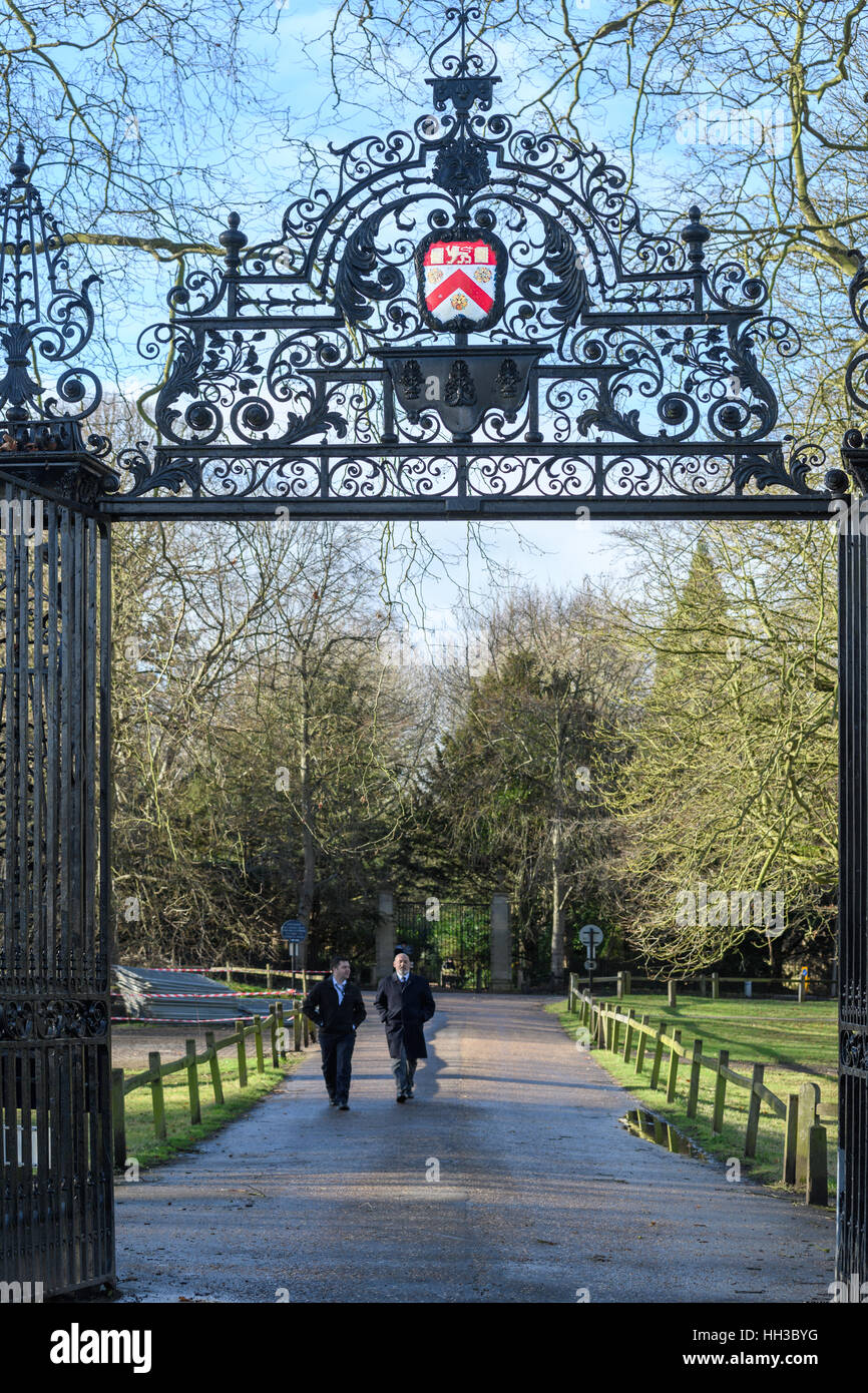 Trinity college entrance gate hi-res stock photography and images - Alamy
