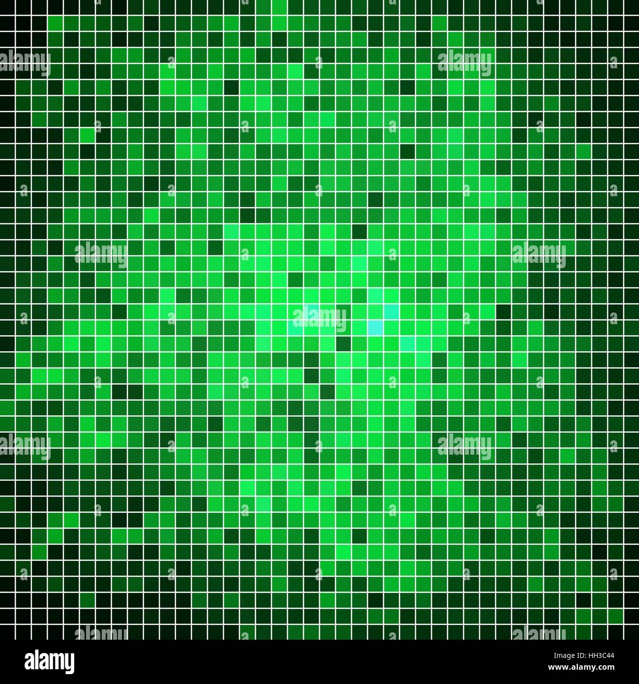abstract vector square pixel mosaic background - green Stock Vector ...
