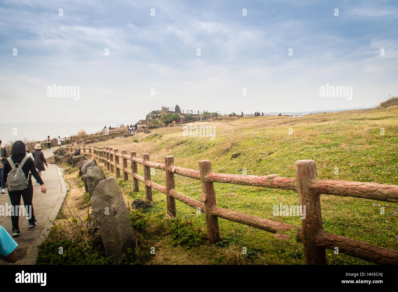 Jeju Island, Korea - November 13, 2016 : The tourist visited beautiful ...