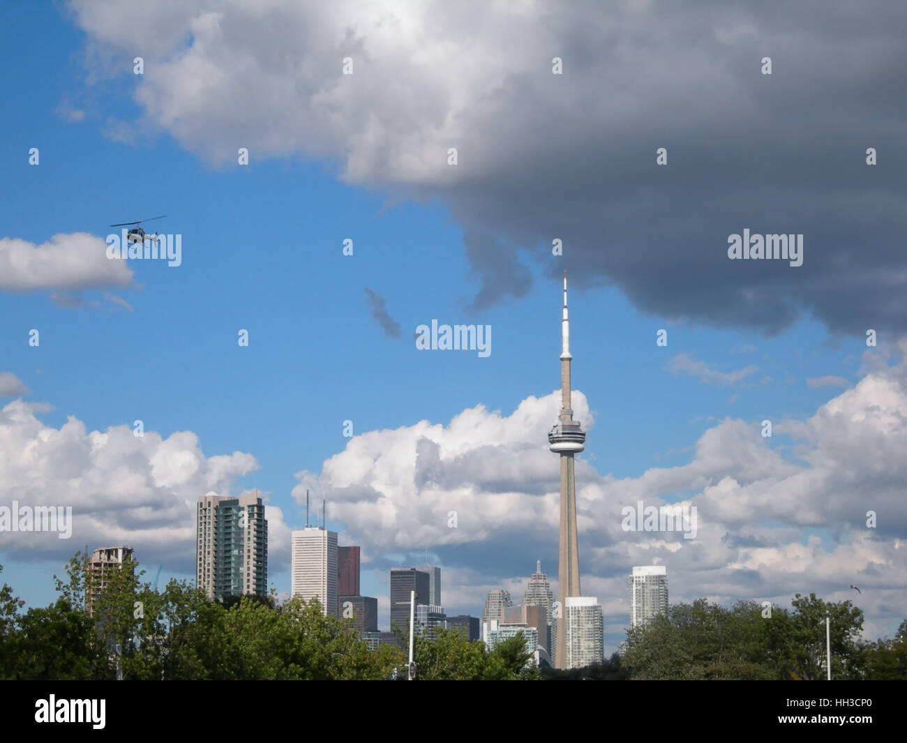 Toronto skyline in the summer Stock Photo - Alamy