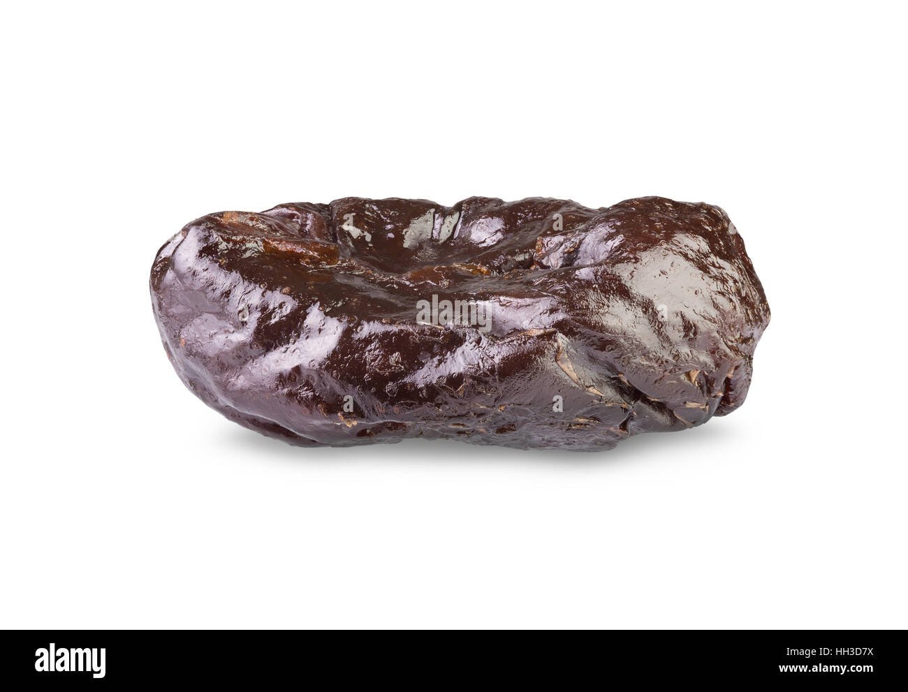 Dried pitted Prune isolated on a white background Stock Photo - Alamy