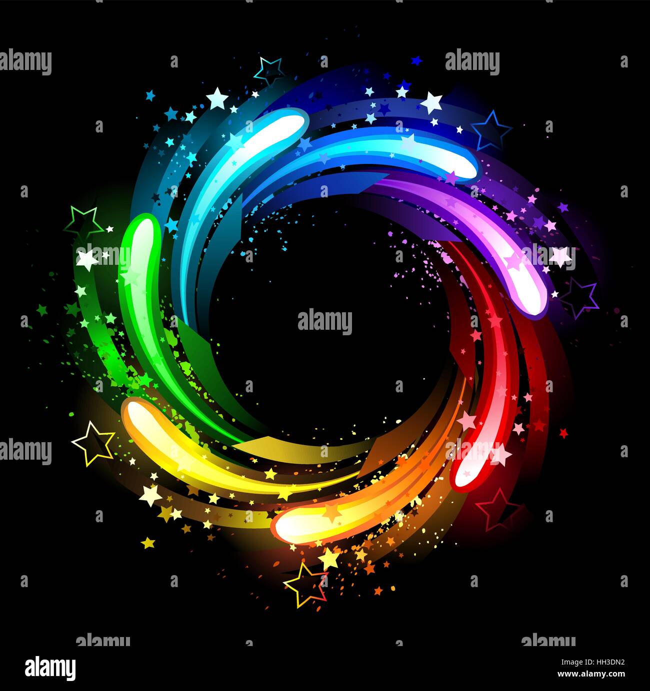 Rainbow rotating Stock Vector Images - Alamy