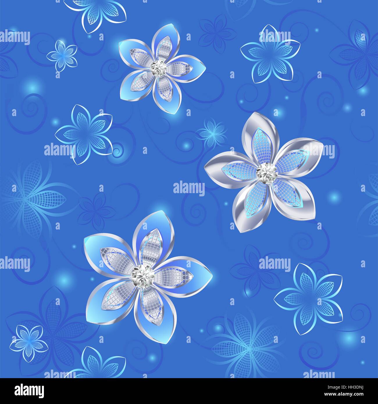 Silver pattern background hi-res stock photography and images - Alamy