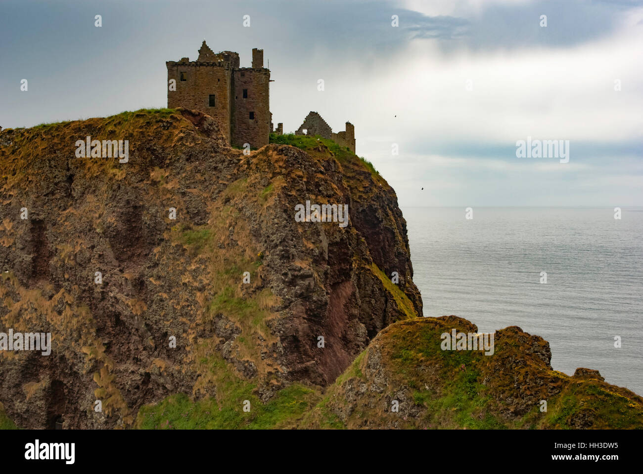 Dunnottar Castle Ruins Stock Photo - Alamy