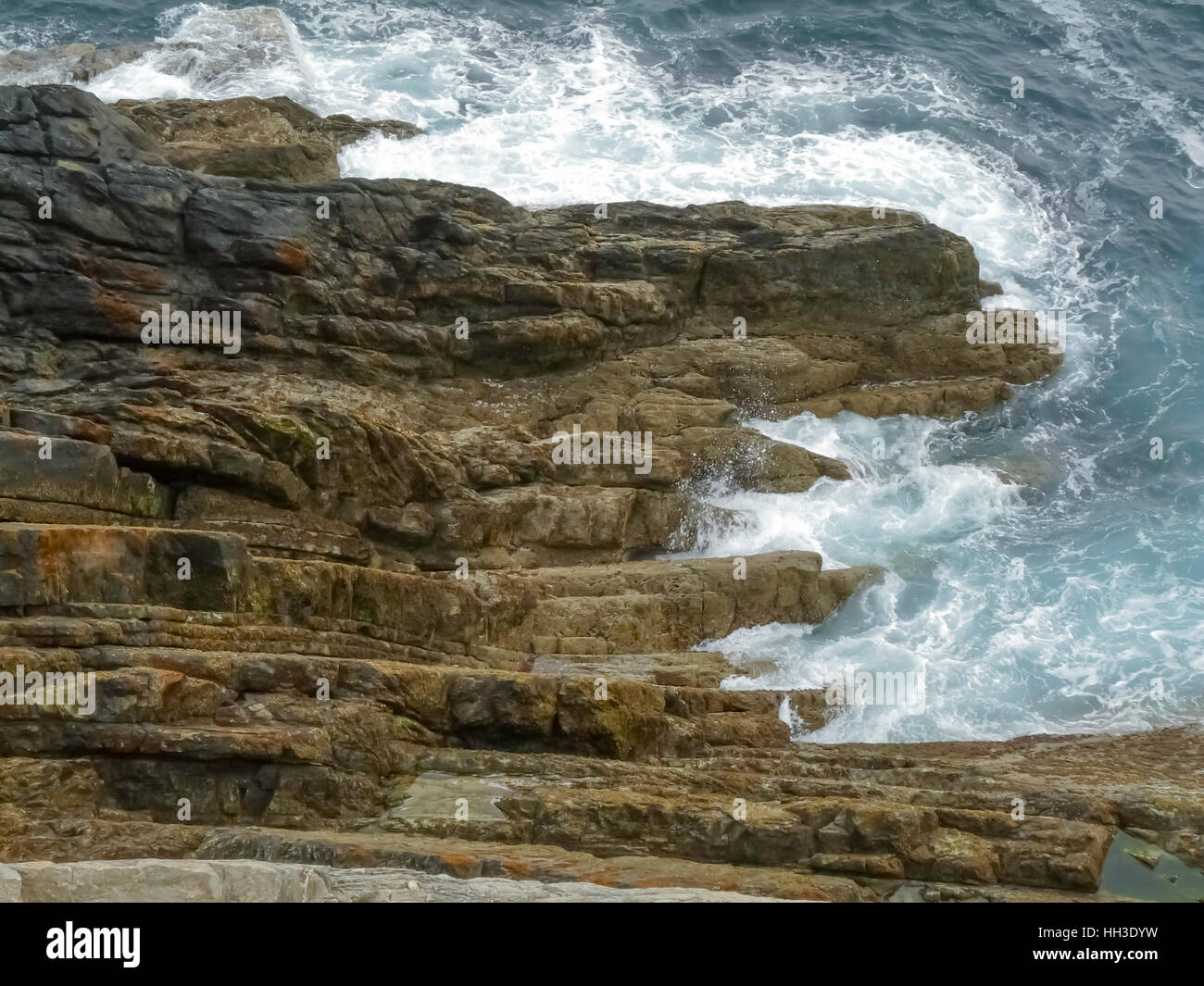 Rocky Coast Up close Stock Photo - Alamy