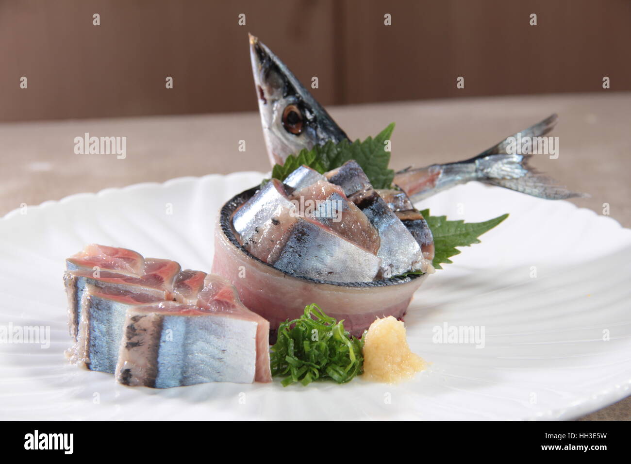 Sashimi of pacific saury hi-res stock photography and images - Alamy
