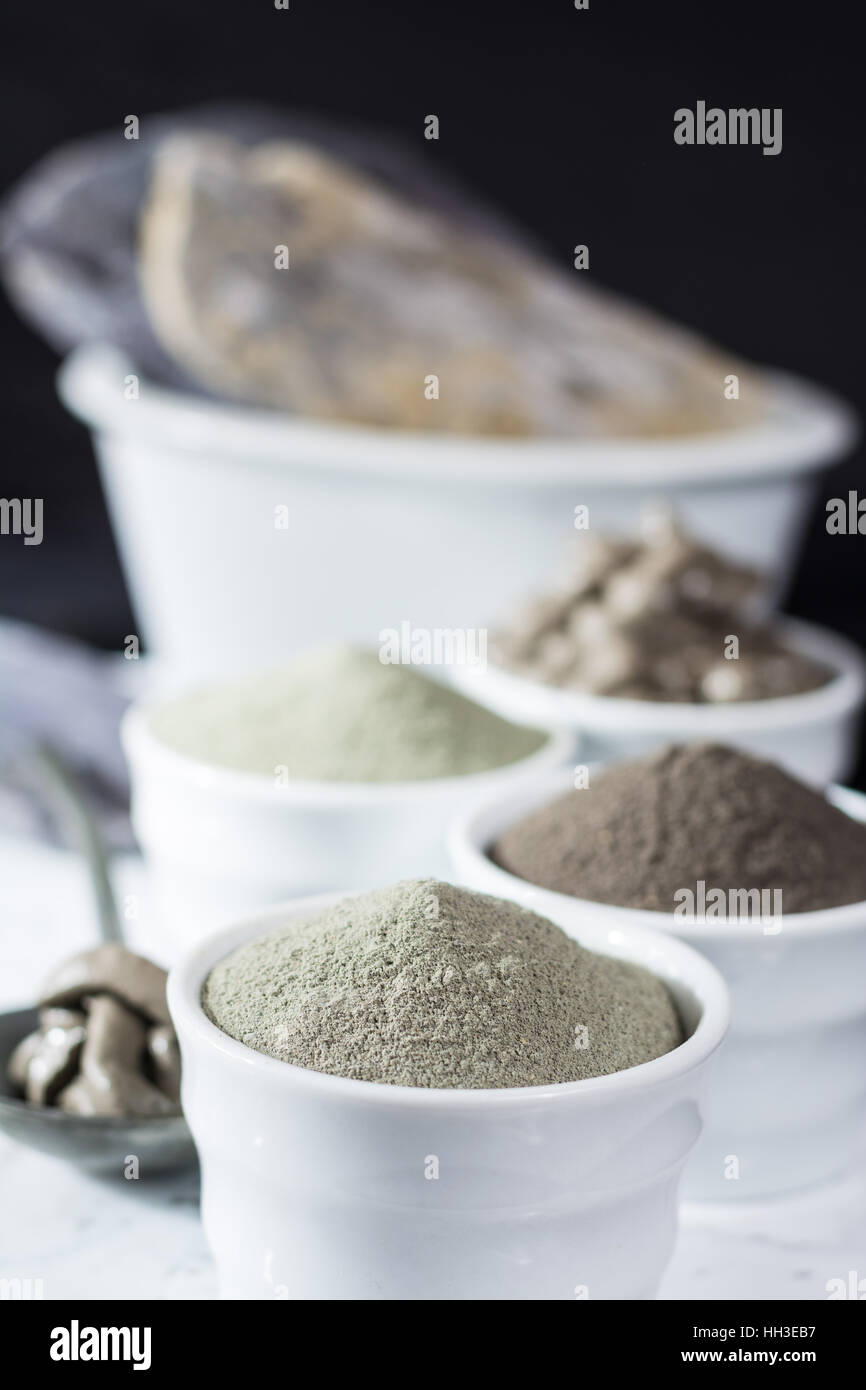 Ancient minerals - luxury face and body spa treatment, clay powder and ...