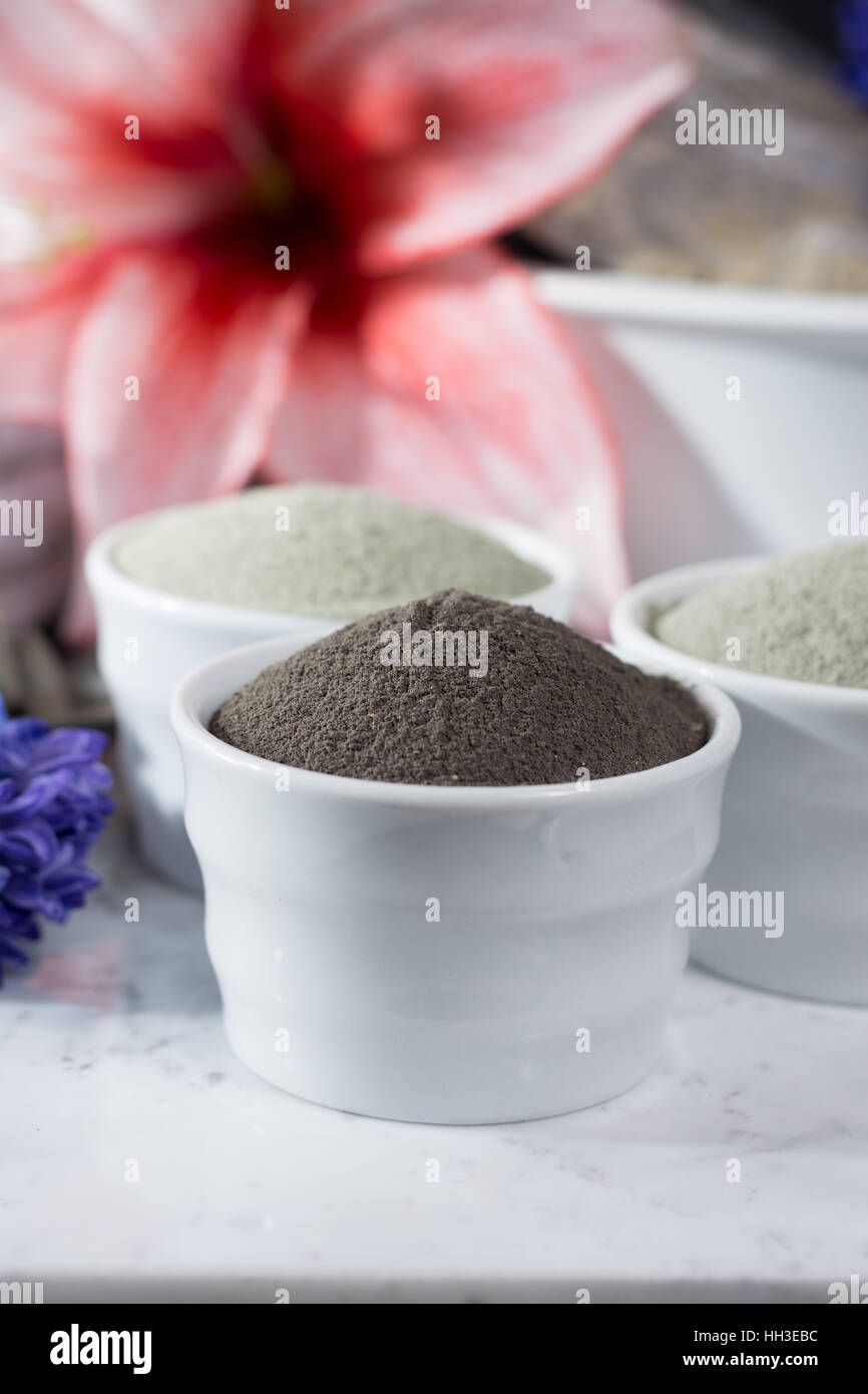 Ancient minerals - luxury face and body spa treatment, clay powder and ...