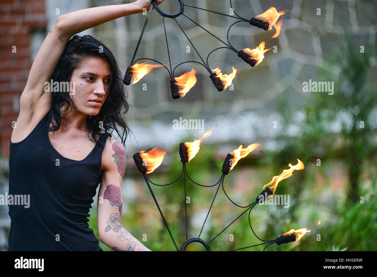 Fire dance phuket hi-res stock photography and images - Alamy