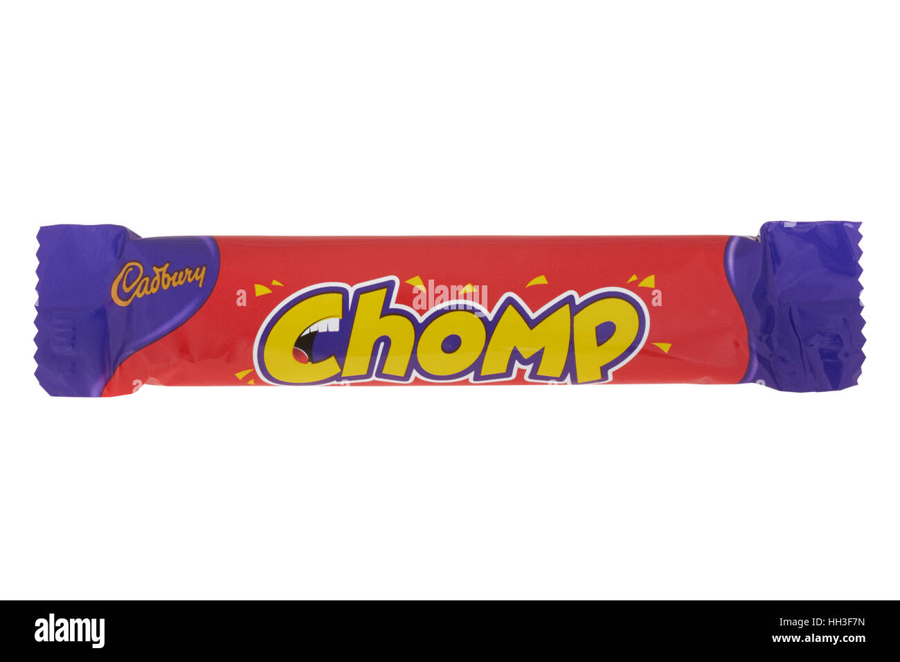 Cadbury Chomp on white background Stock Photo - Alamy