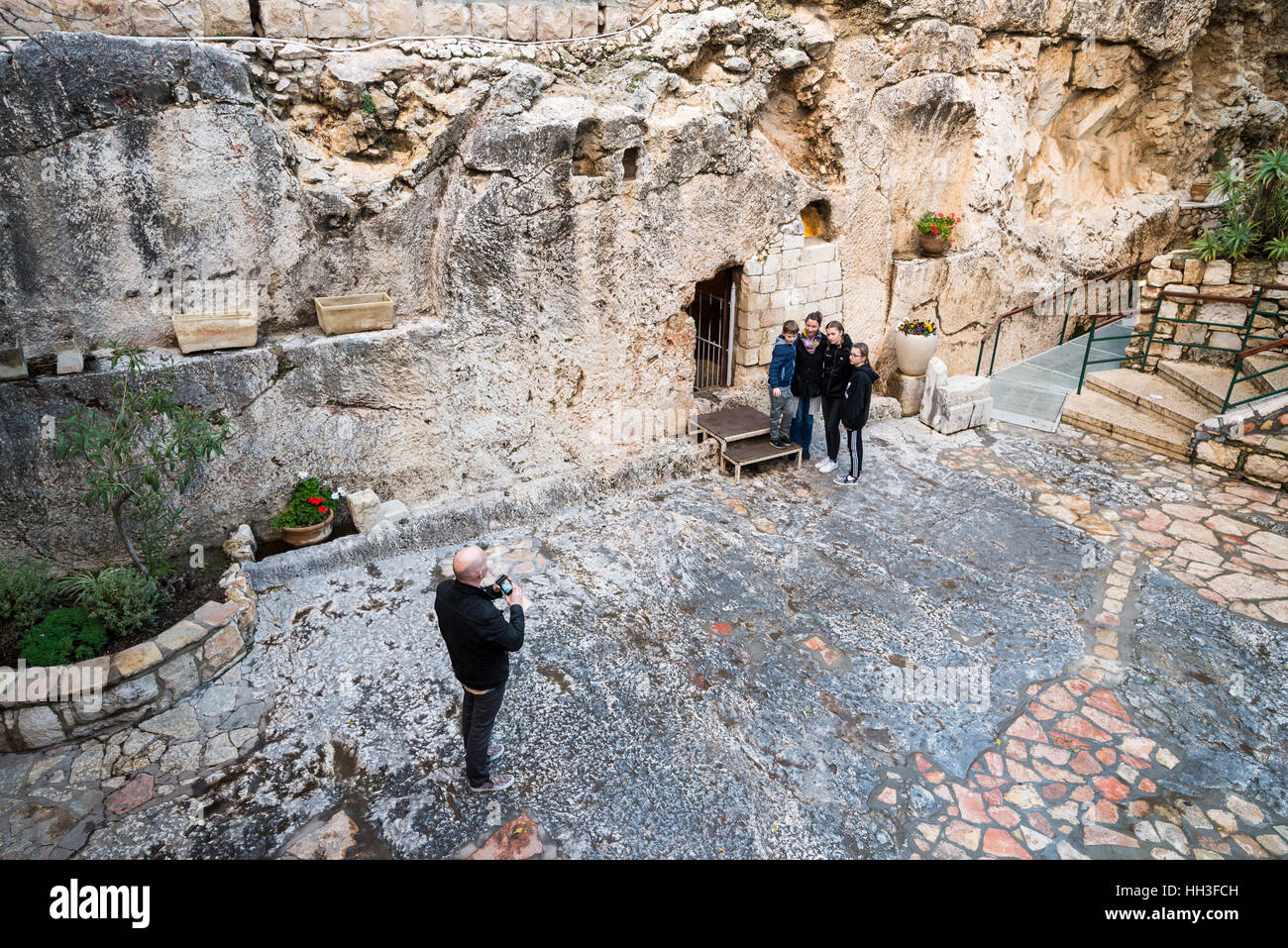 The Garden Tomb in Jerusalem is one of the two alleged burial sites of ...