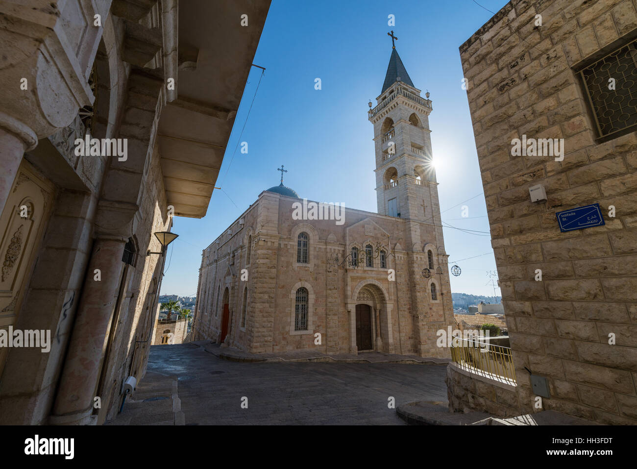 Exterior of the St. Nicholas Church, Beit Jala, Israel Stock Photo - Alamy