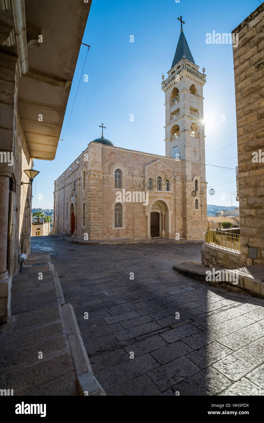 Exterior of the St. Nicholas Church, Beit Jala, Israel Stock Photo - Alamy