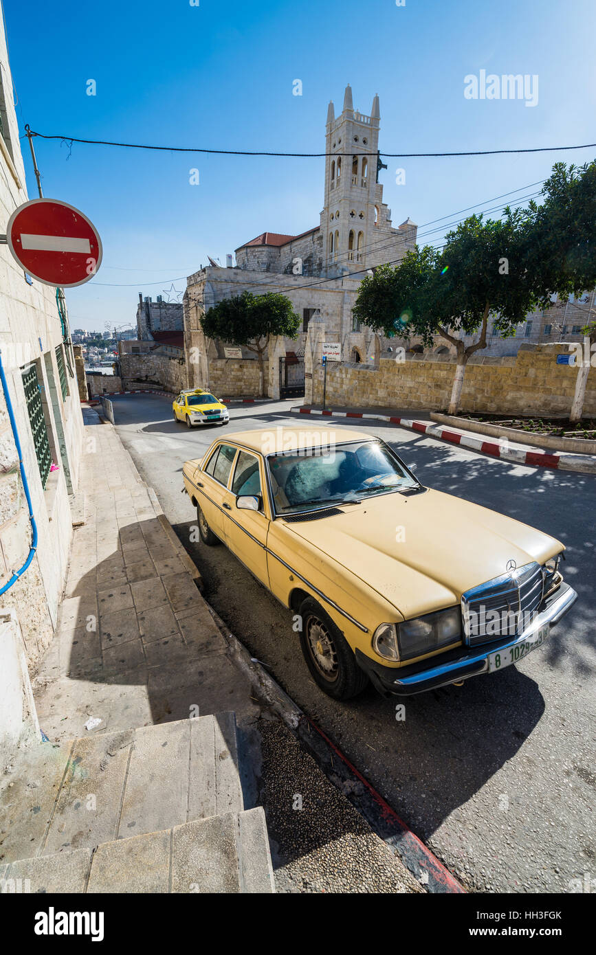 Exterior of the Annunciation Latin Church in the Beit Jala, Israel ...