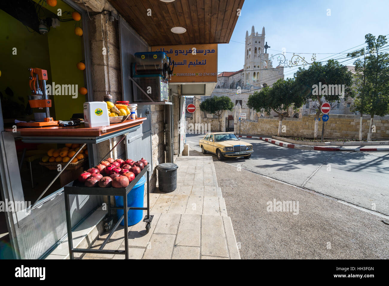 Exterior of the Annunciation Latin Church in the Beit Jala, Israel ...