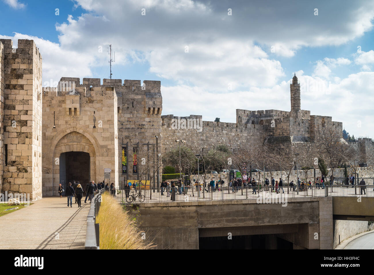 Jaffa Gate in Old city of jerusalem, Israel Stock Photo - Alamy