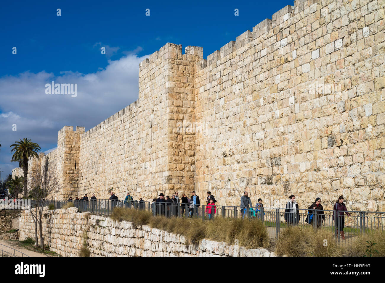 Walls near of Jaffa gate, Old city of jerusalem, Israel Stock Photo - Alamy