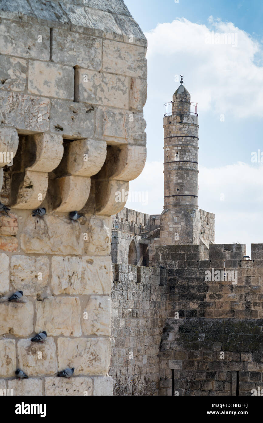 Ramparts walk, Jerusalem, Israel, Middle east Stock Photo - Alamy