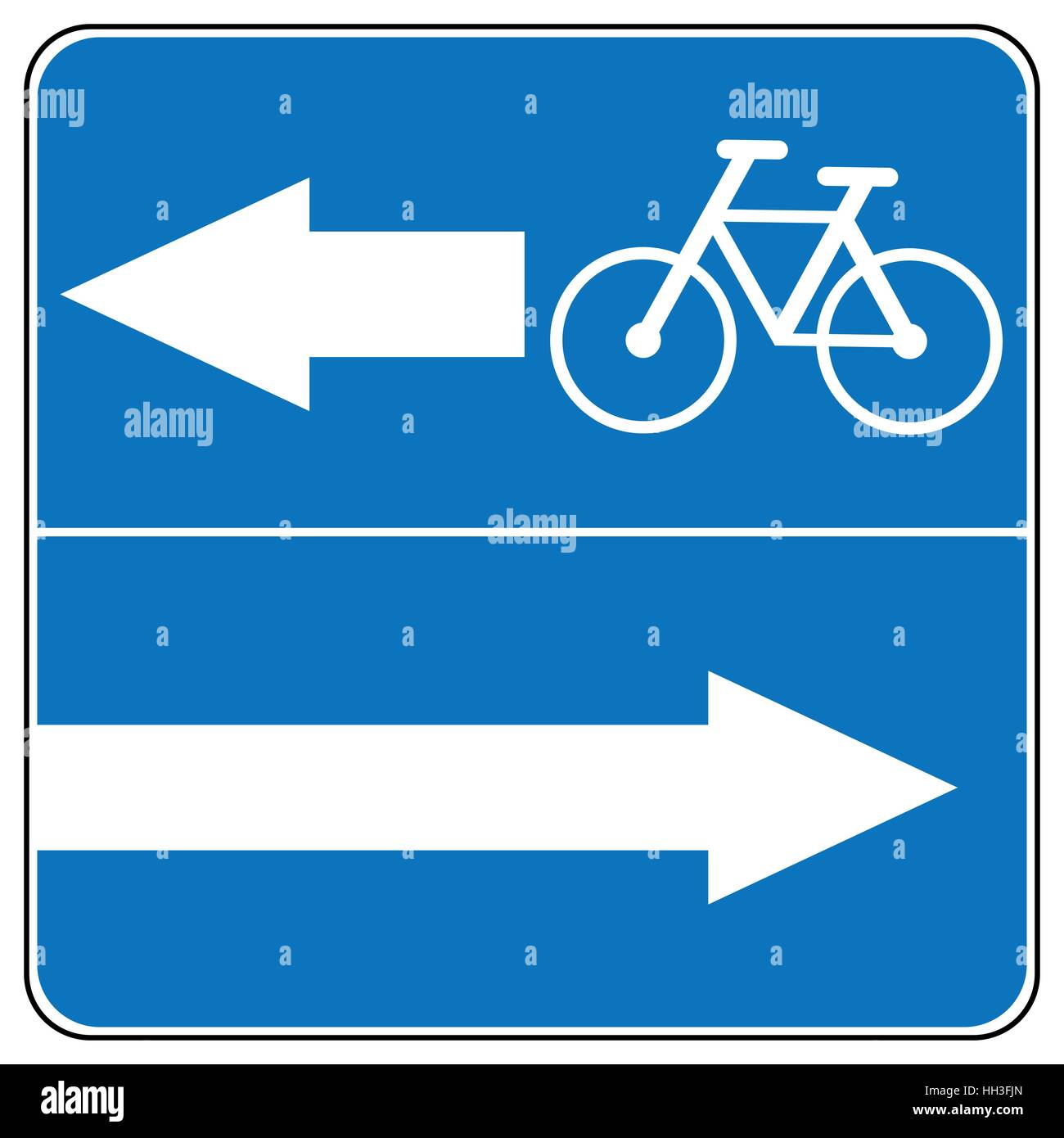 One way right arrow signal Stock Vector Images - Alamy