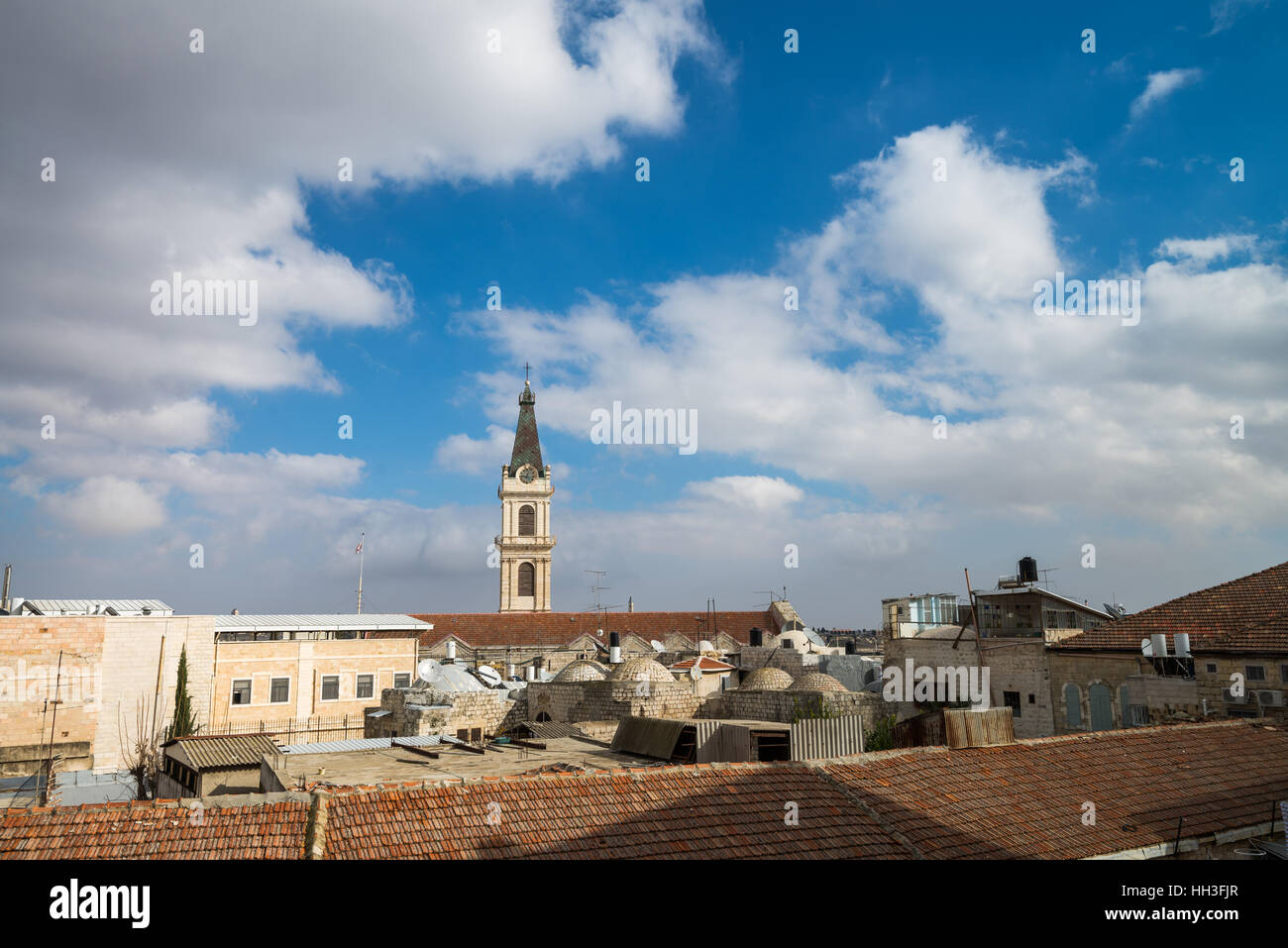 Ramparts walk, Jerusalem, Israel, Middle east Stock Photo - Alamy