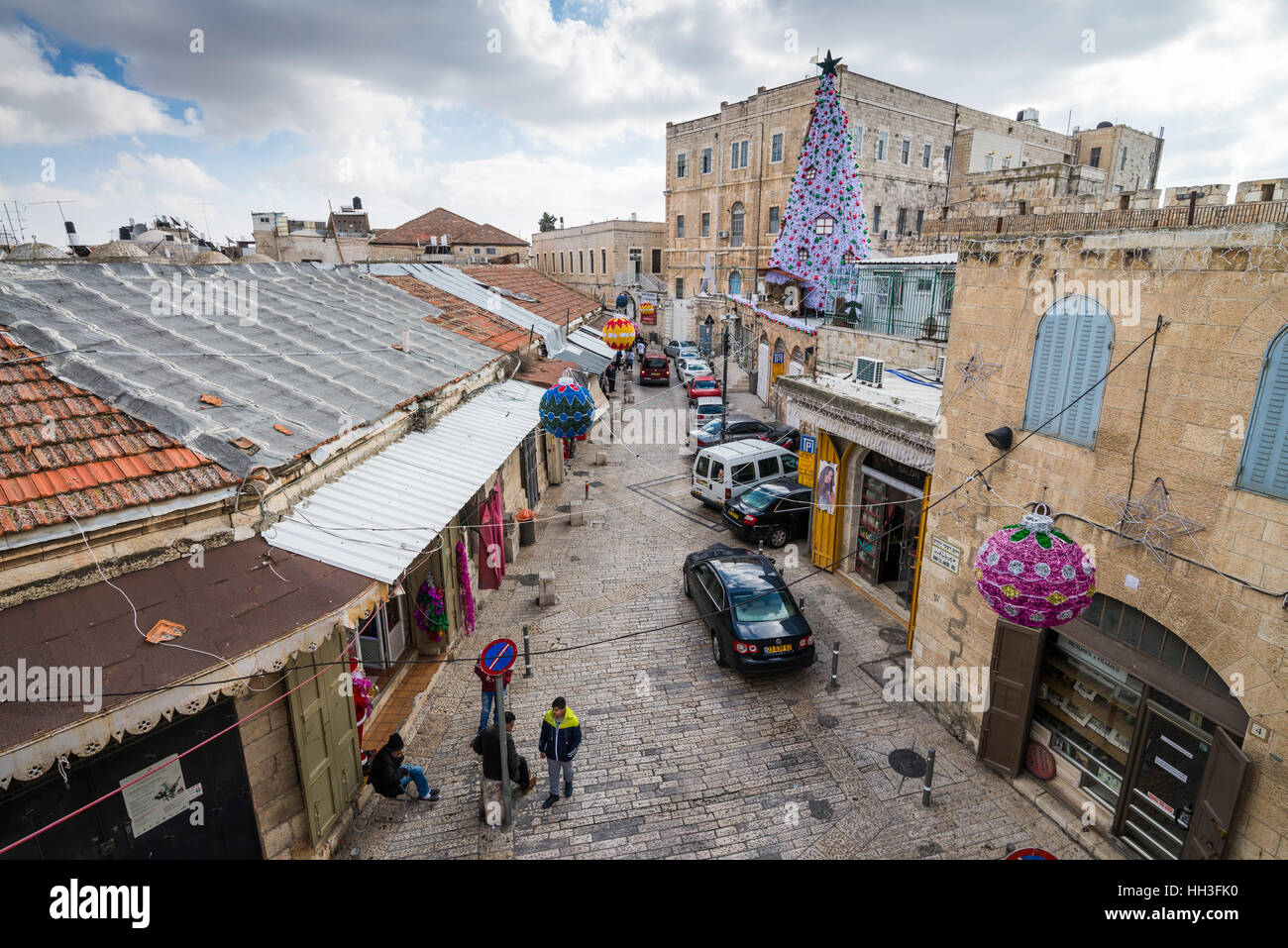 Ramparts walk, Jerusalem, Israel, Middle east Stock Photo - Alamy