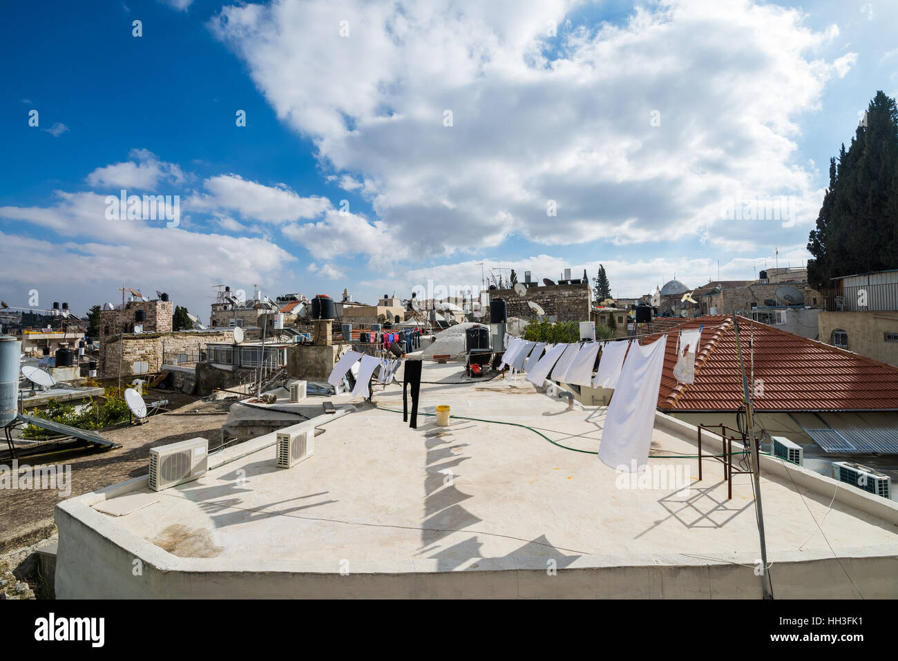 Ramparts walk, Jerusalem, Israel, Middle east Stock Photo - Alamy