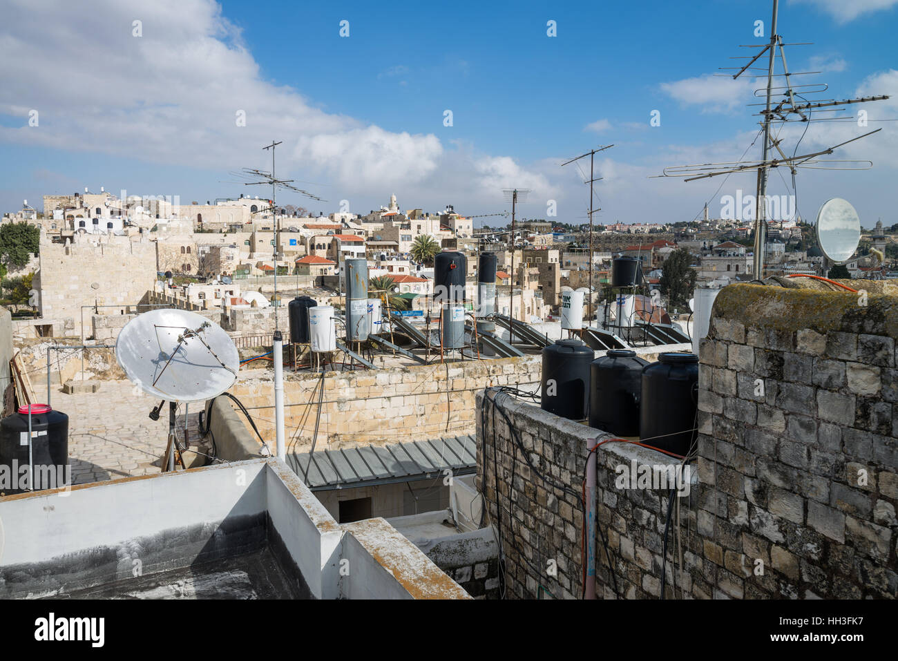 Ramparts walk, Jerusalem, Israel, Middle east Stock Photo - Alamy