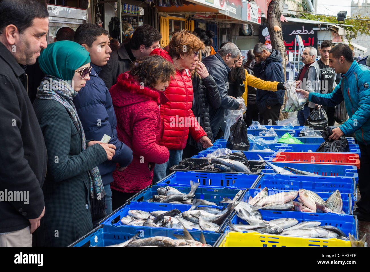 Market near of Damascus gate, Jerusalem, Israel Stock Photo - Alamy
