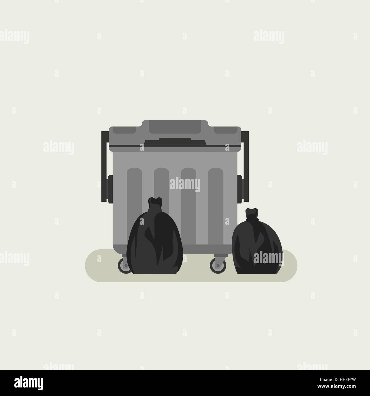 Garbage bags recycle symbol Stock Vector Images - Alamy