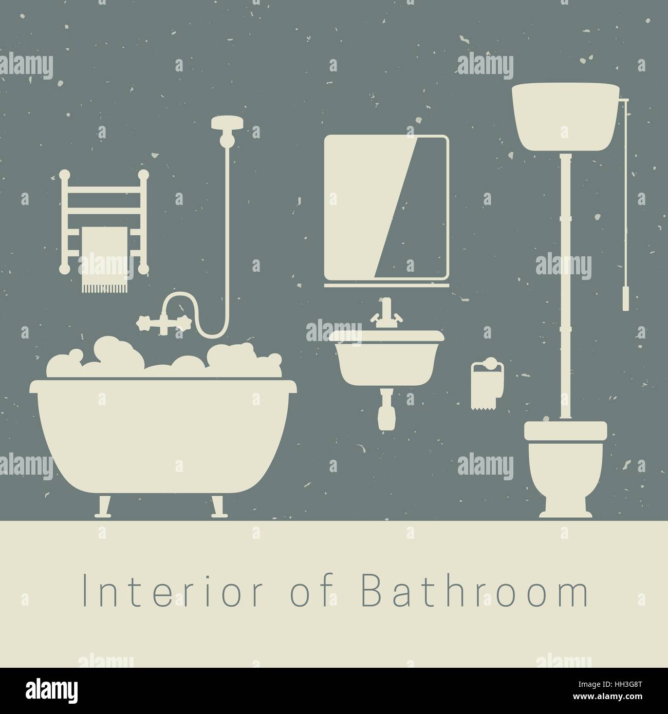 Bathroom Architecture Stock Vector Images Alamy