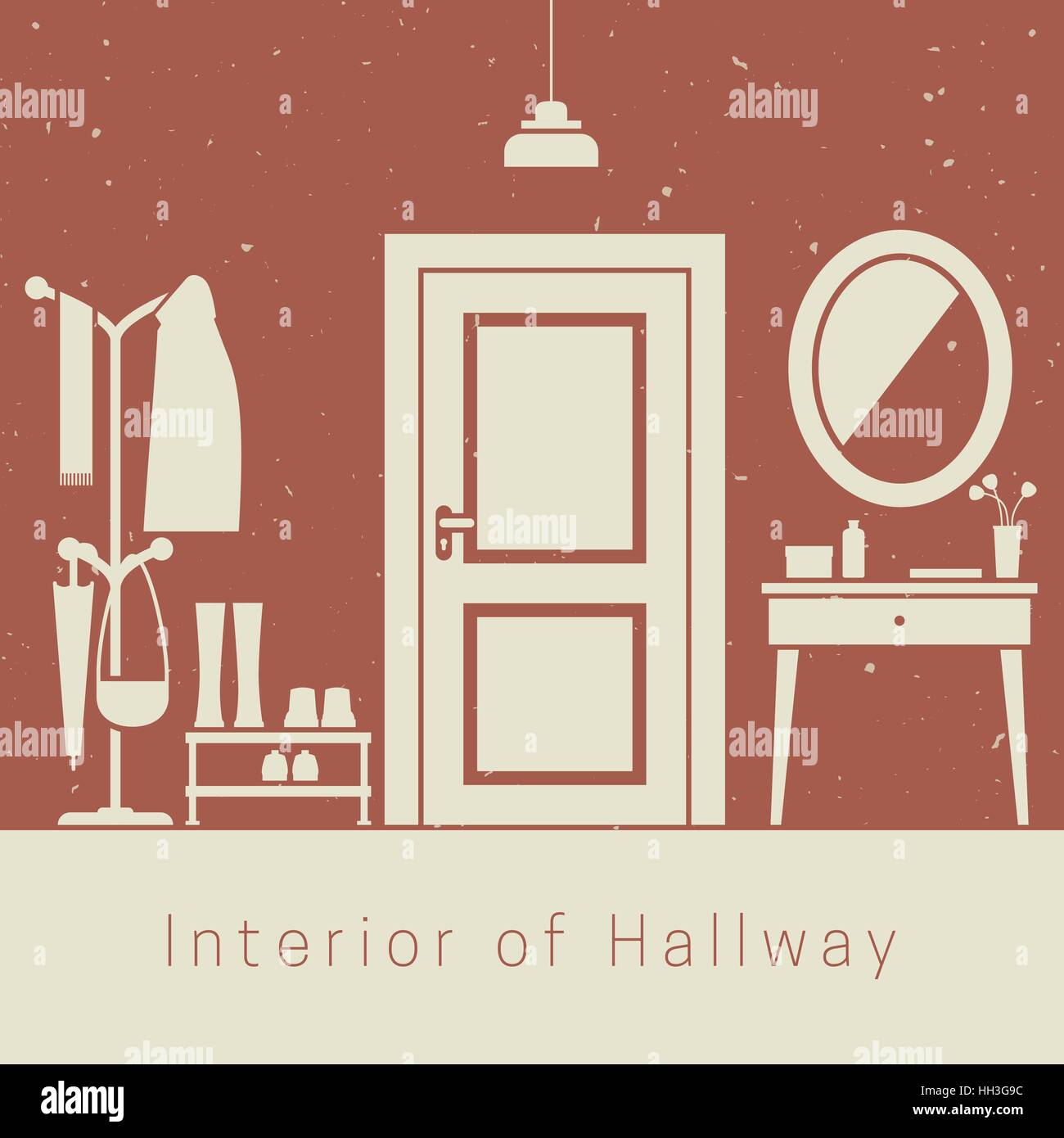 Domestic hallway and wallpaper hi-res stock photography and images - Alamy