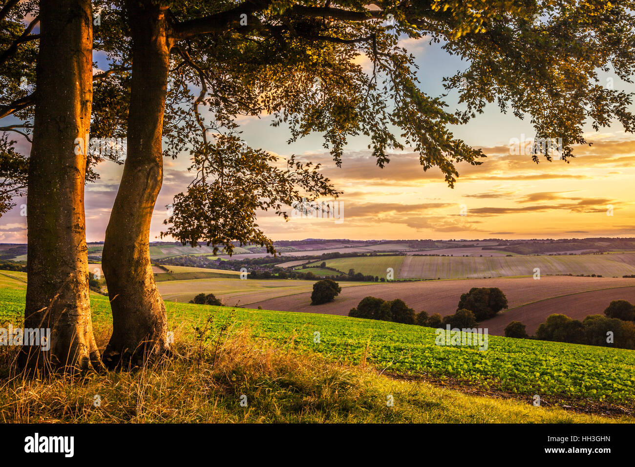 English sunset hi-res stock photography and images - Alamy