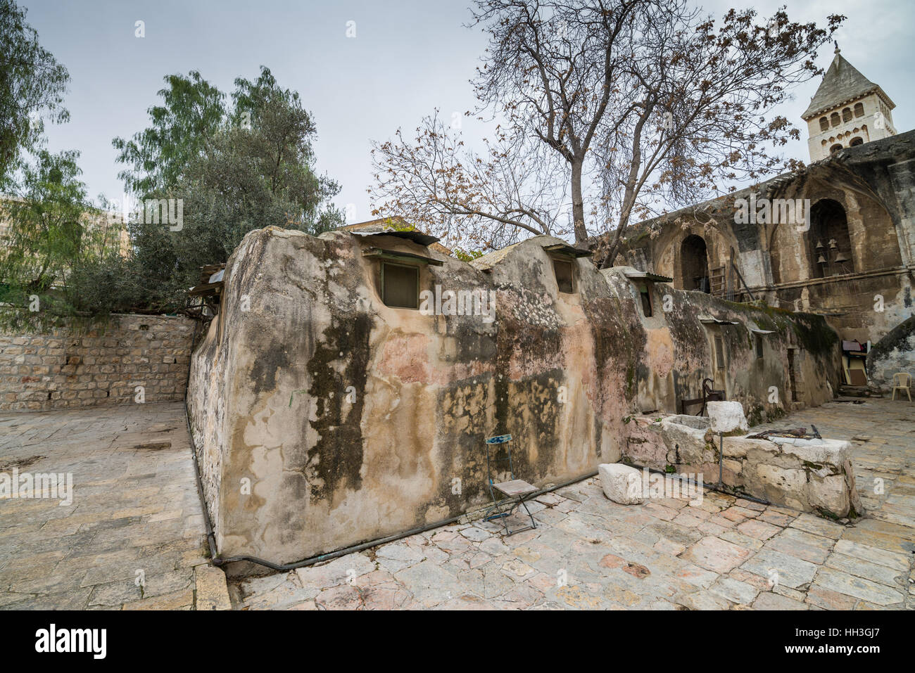 Ethiopian Coptic Monastery, Jerusalem, Israel Stock Photo - Alamy