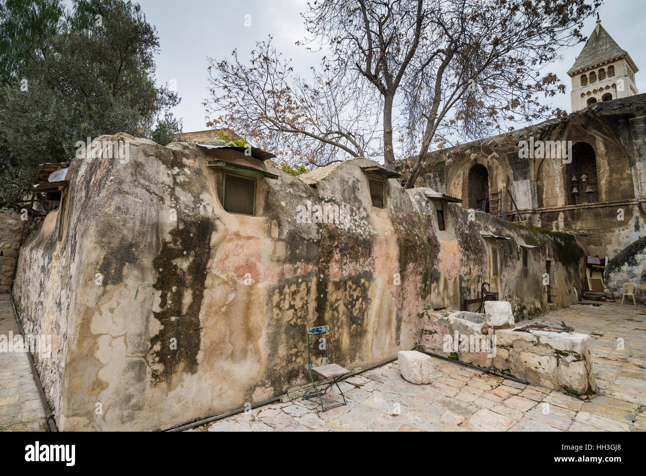 Ethiopian Coptic Monastery, Jerusalem, Israel Stock Photo - Alamy