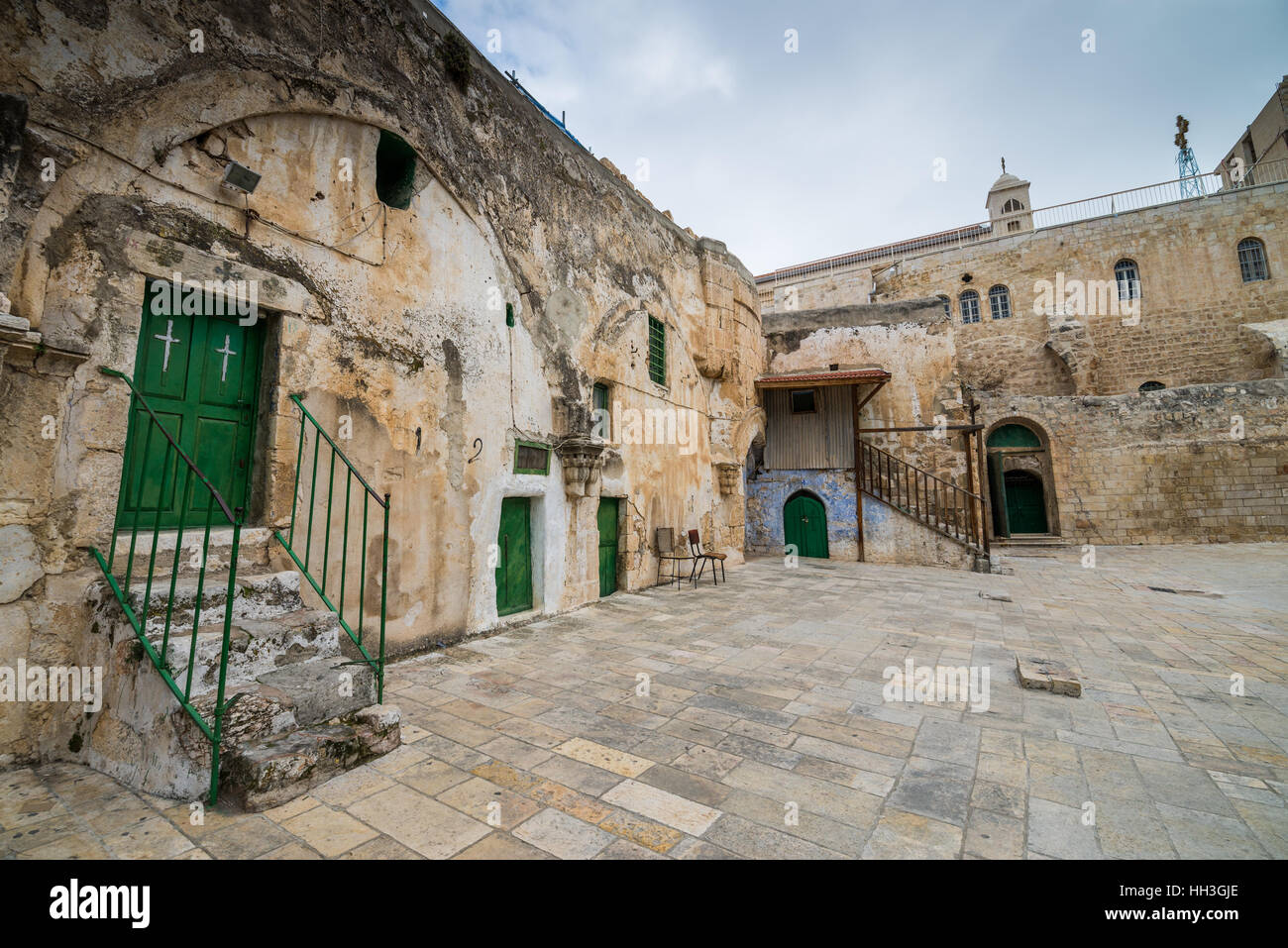 Ethiopian Coptic Monastery, Jerusalem, Israel Stock Photo - Alamy