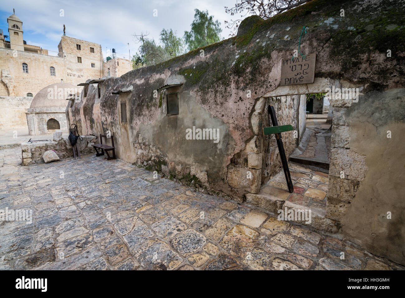 Ethiopian Coptic Monastery, Jerusalem, Israel Stock Photo - Alamy