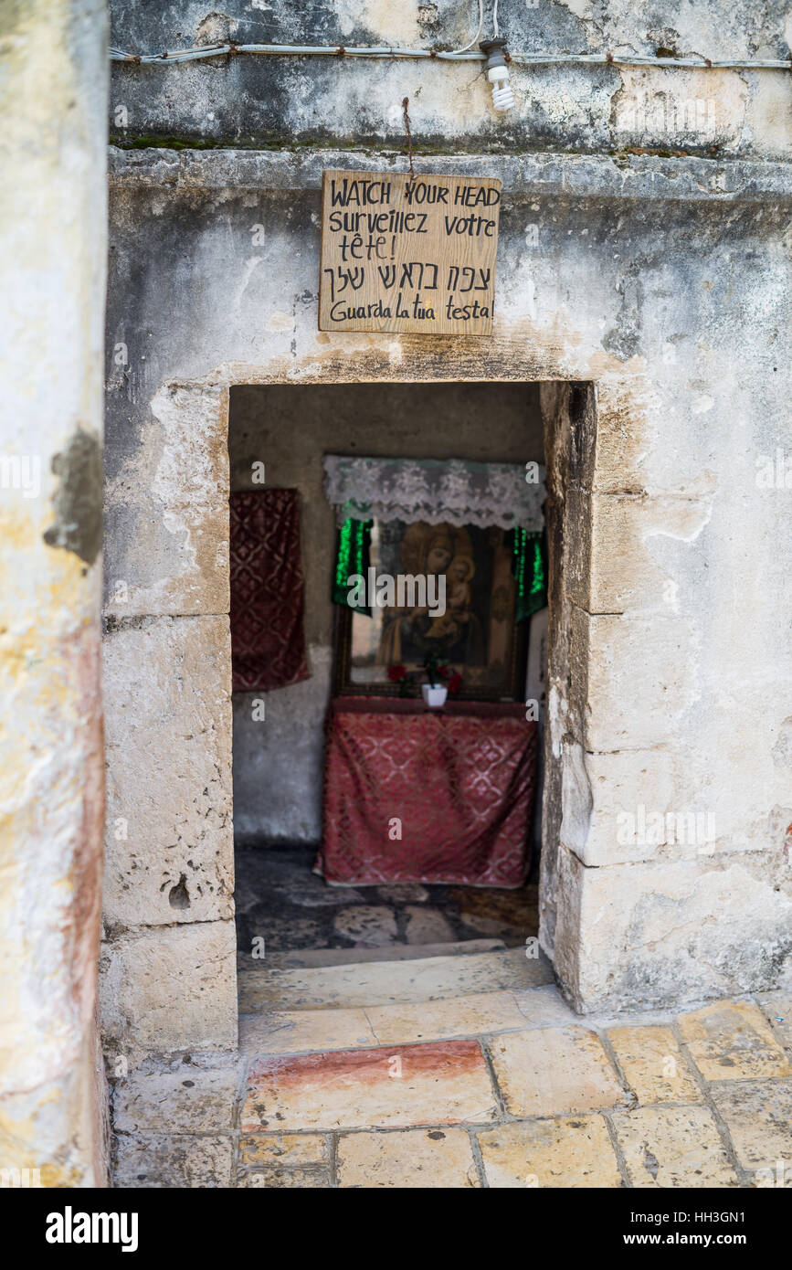 Ethiopian Coptic Monastery, Jerusalem, Israel Stock Photo - Alamy