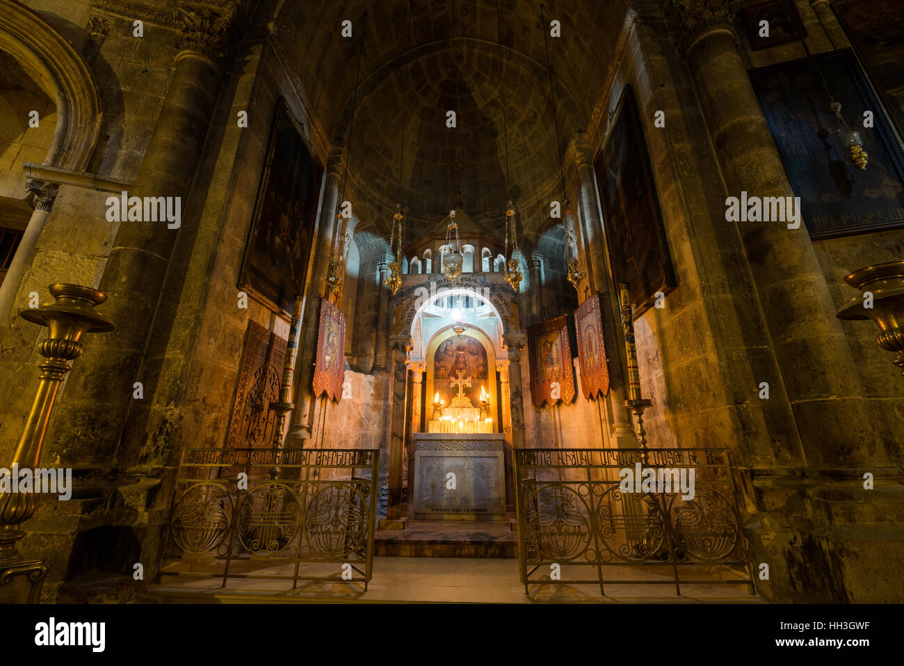 Greek chapel of the Derision, Church of the Holy Sepulchre, Jerusalem ...
