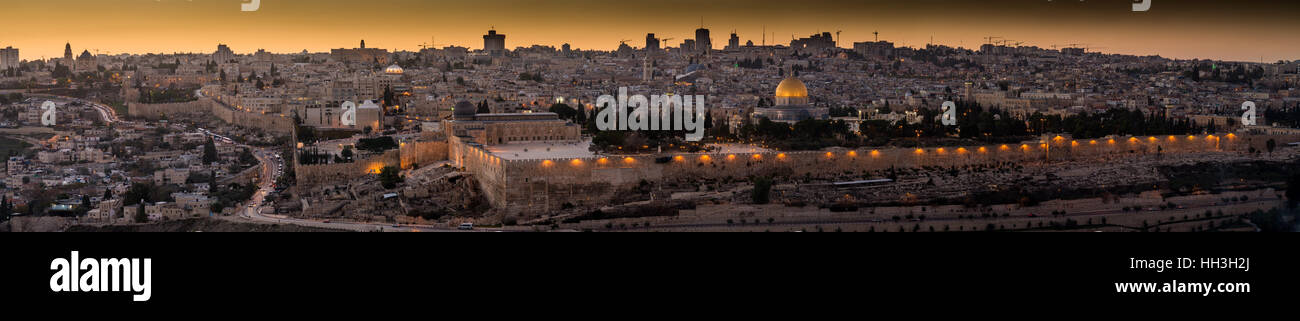Jerusalem old city aerial hi-res stock photography and images - Alamy