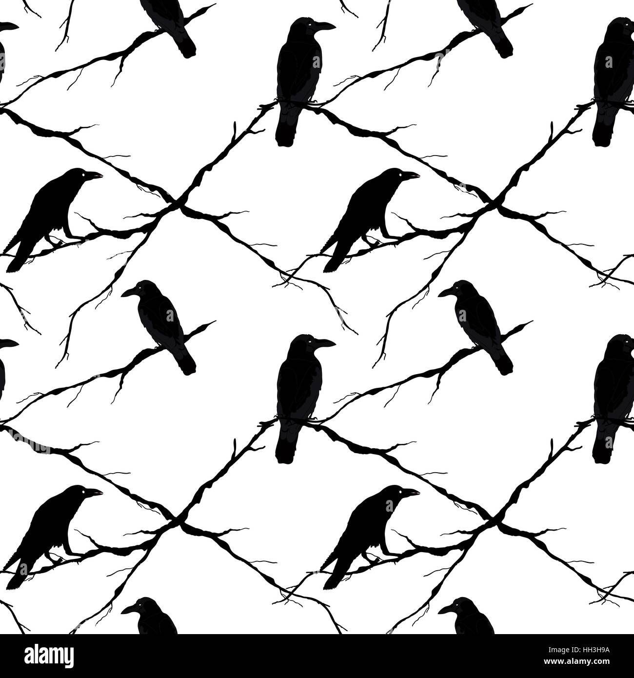 Ravens Vector Vectors High Resolution Stock Photography and Images - Alamy