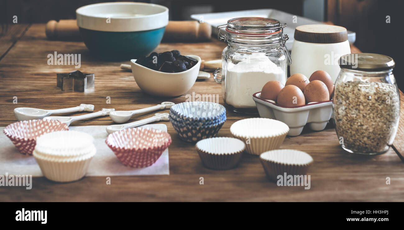Kitchen Room Preparation Homemade Cooking Concept Stock Photo - Alamy
