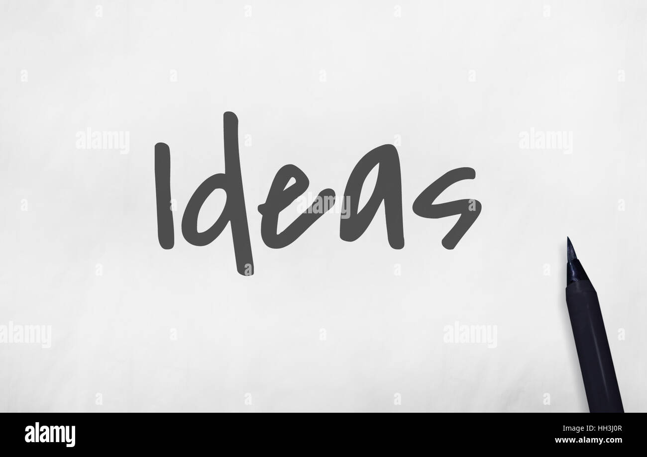 Ideas Way To Go Concept Stock Photo - Alamy