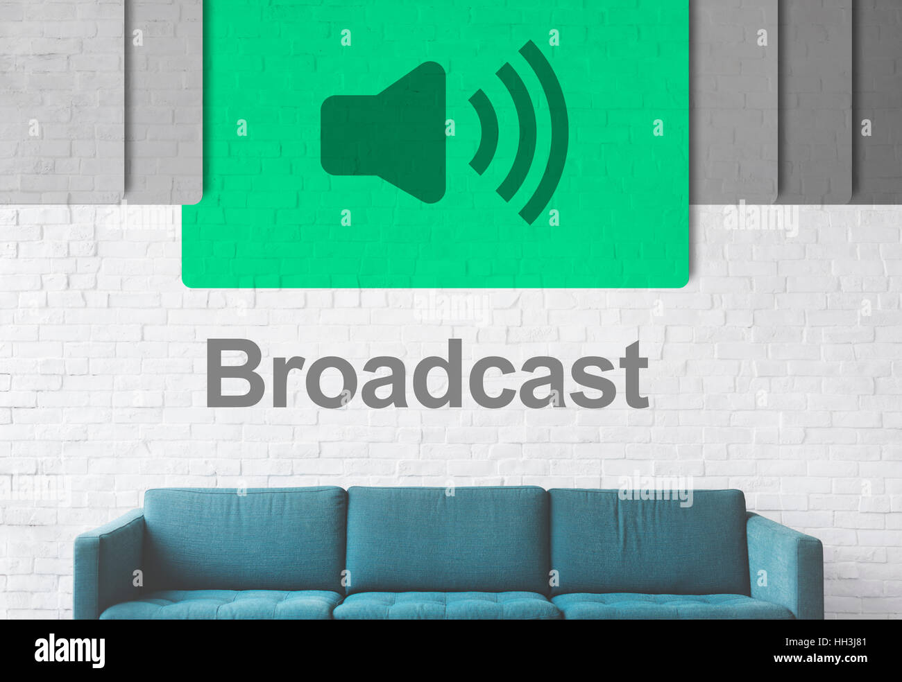 Audio Podcast Music Multimedia Broadcast Concept Stock Photo - Alamy