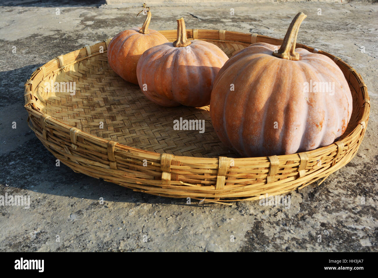 the three pumpkins Stock Photo - Alamy