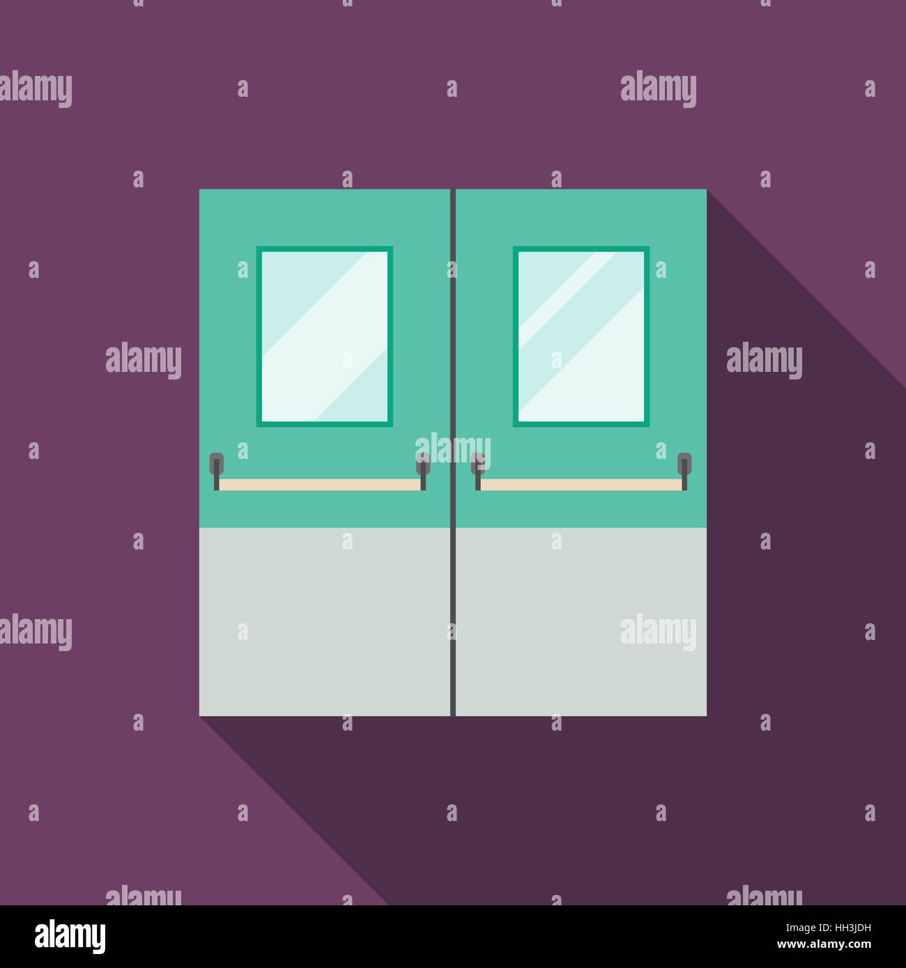 Flat icon red double Stock Vector Images - Alamy