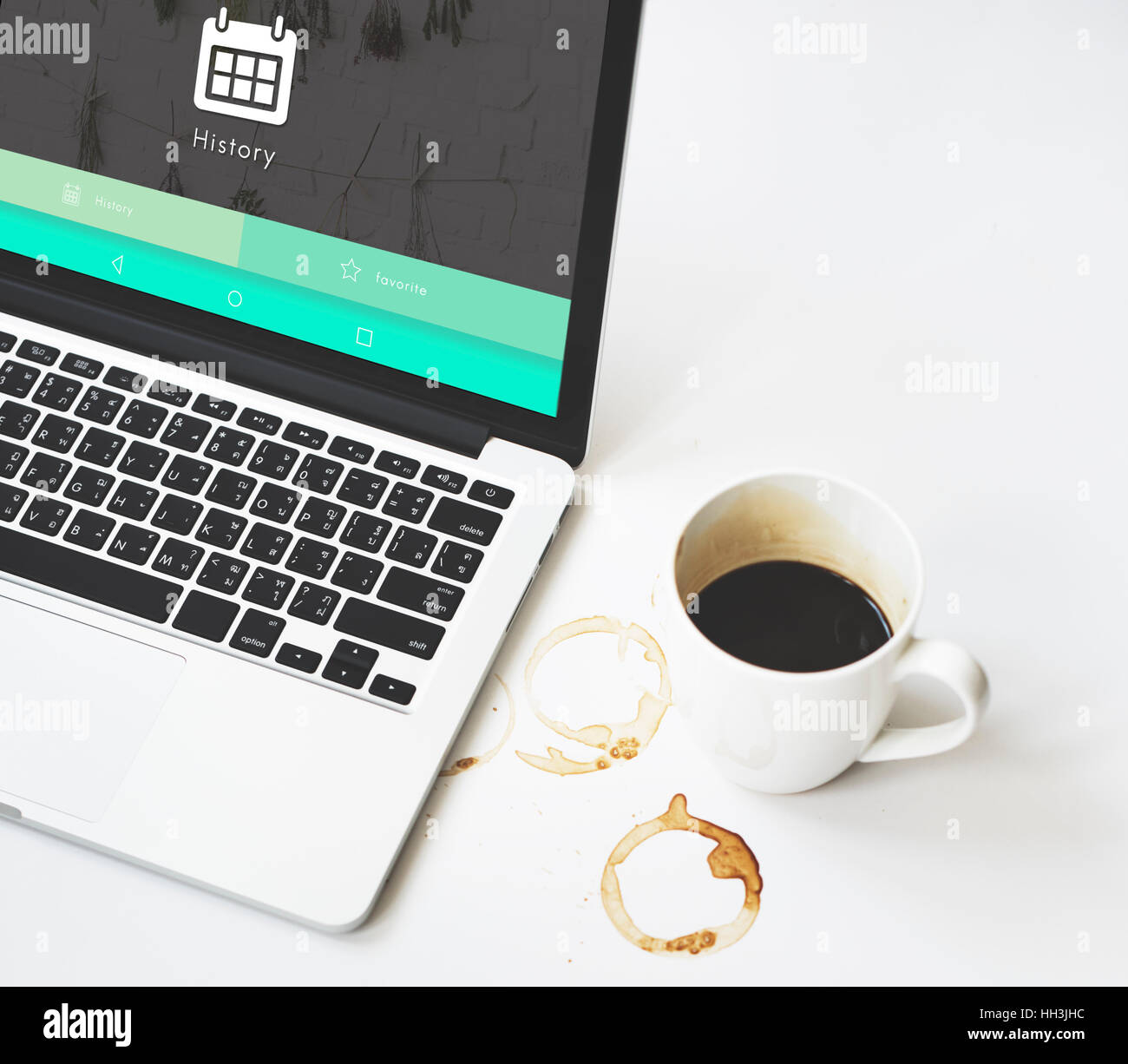 Browser History Web Technology Concept Stock Photo - Alamy